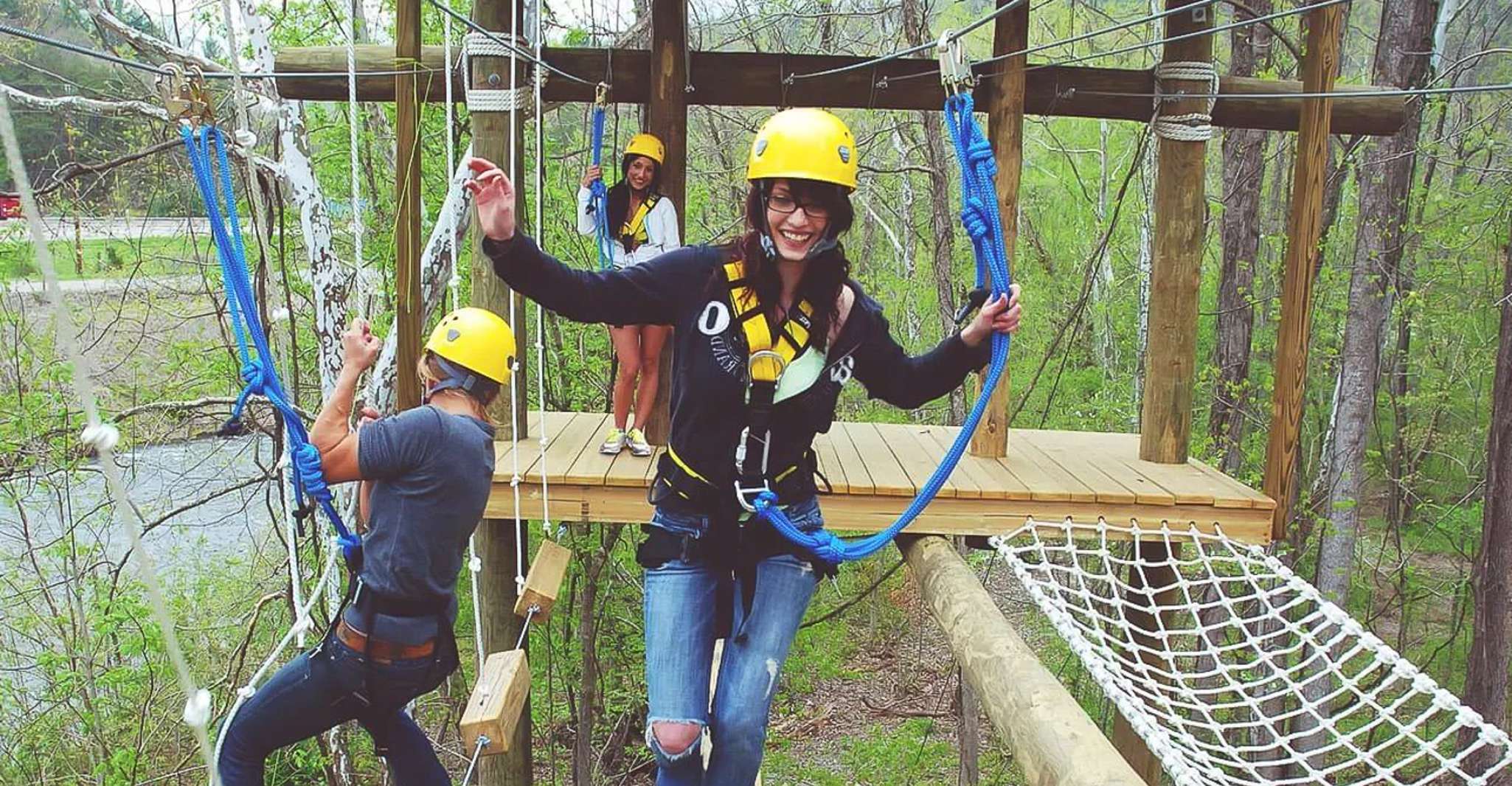 Pigeon Forge, Smoky Mountains Rope Obstacle Course Adventure ...