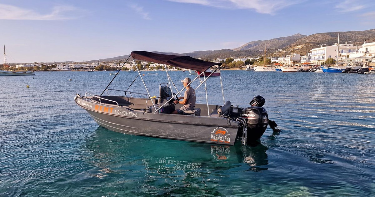 Paros: Full-Day Small Boat Rental with Self-Driving | GetYourGuide