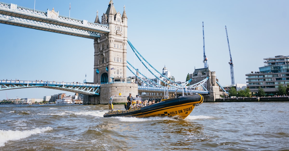 London: Canary Wharf Speedboat Tour | London River Cruises & Boat Tours