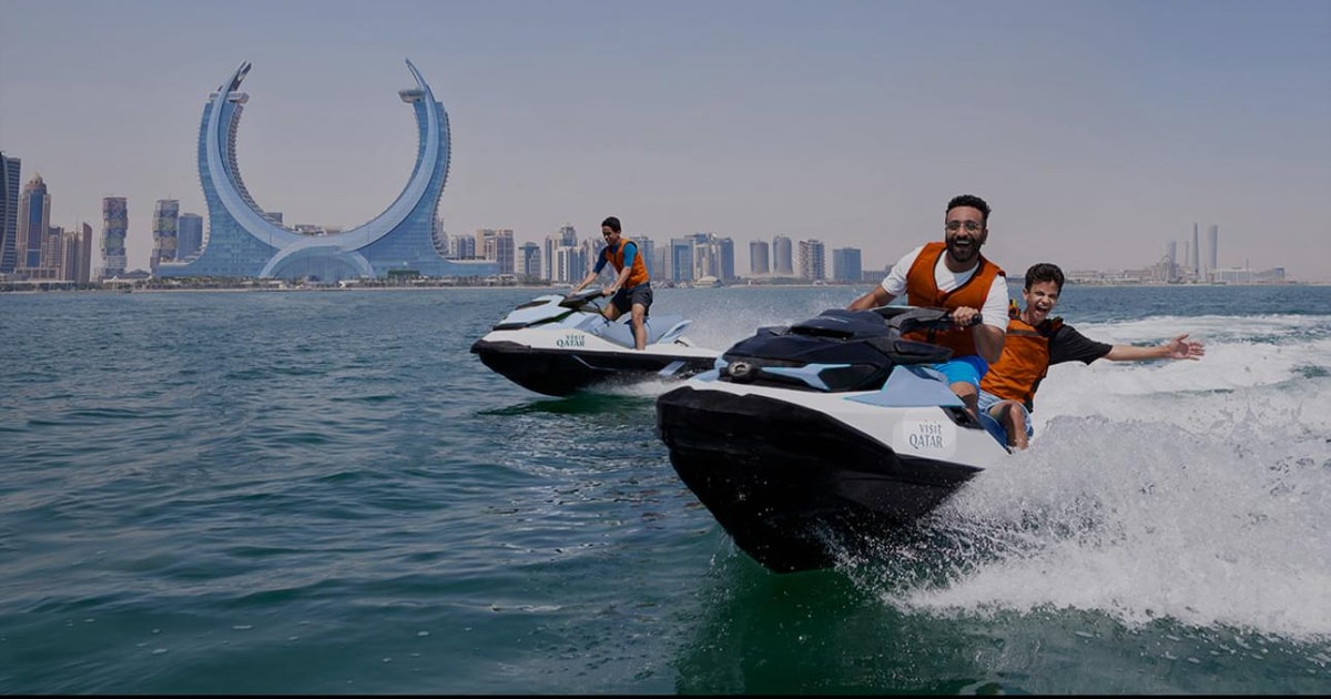 Doha: Experience the Jet Ski Ride and Dhow Cruise with Fun | GetYourGuide