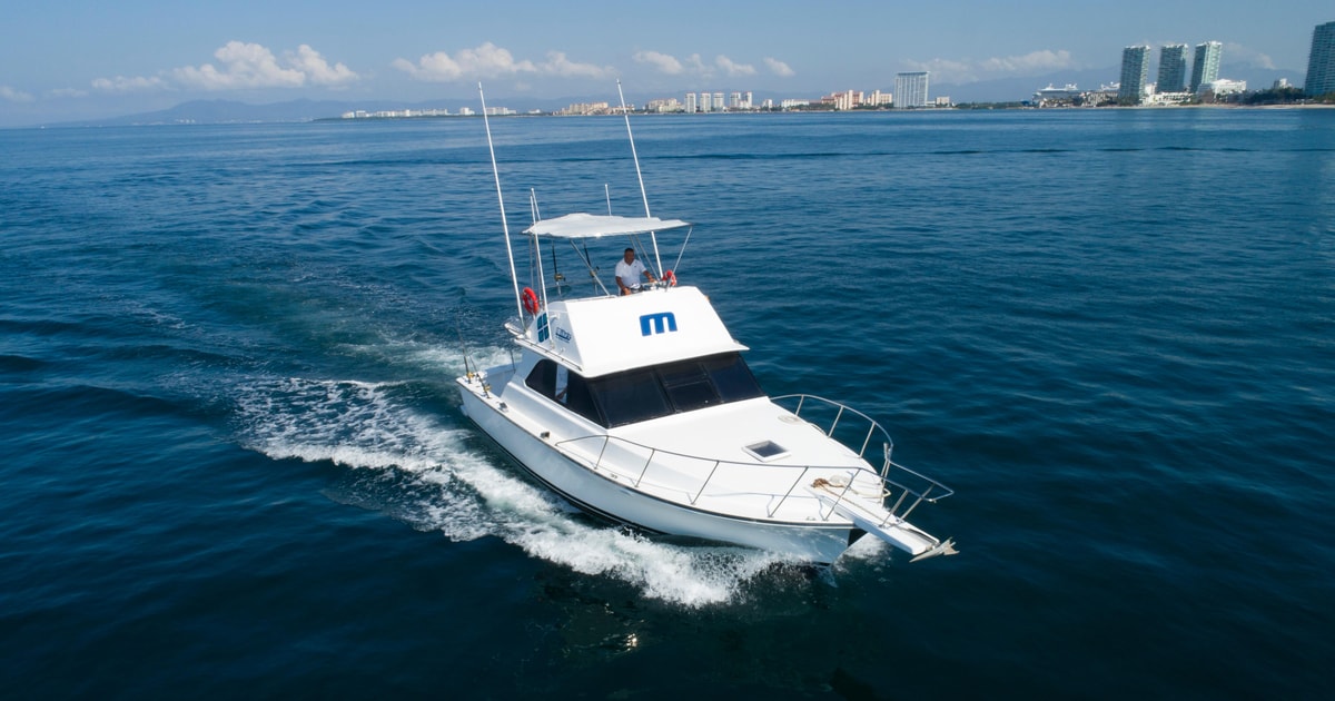 Bertram 38' Convertible Boat in Puerto & Nuevo Vallarta | GetYourGuide