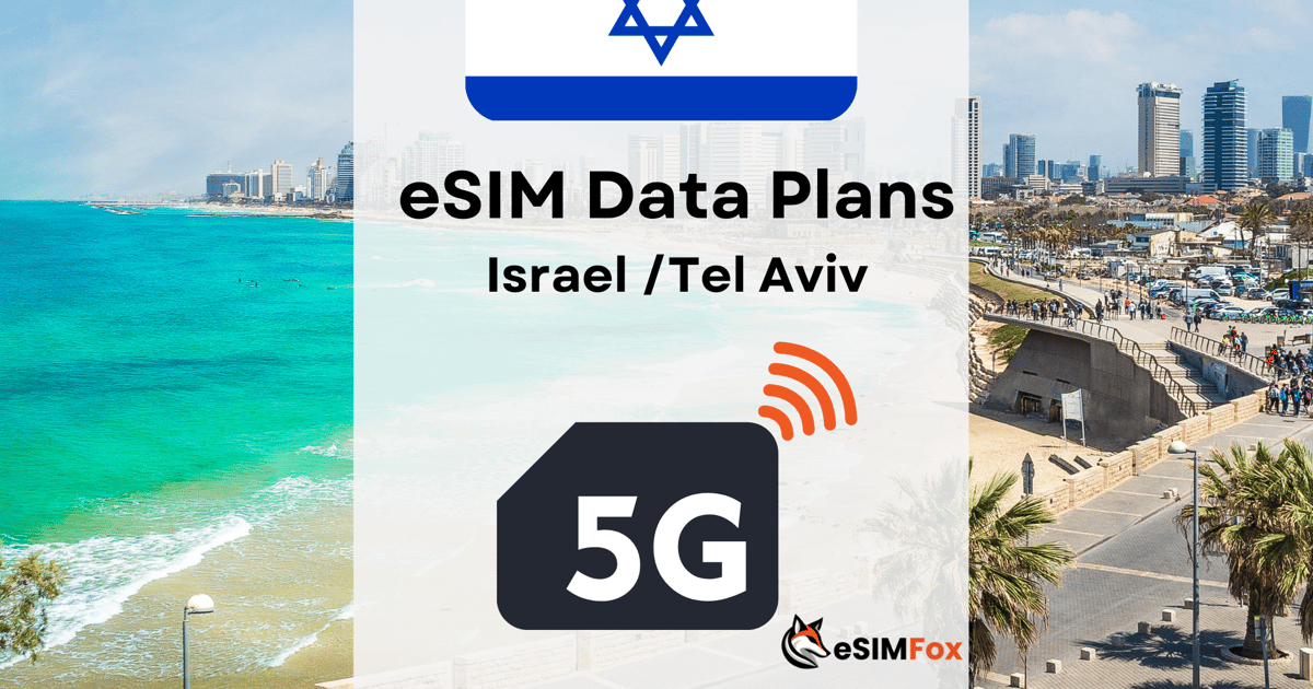 Tel Aviv: eSIM Internet Data Plan voor Isreal 4G/5G | GetYourGuide