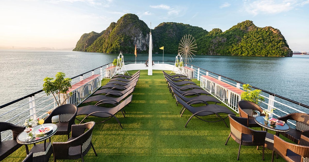 Z Hanoi 1-dniowy rejs po zatoce HaLong - wyspa Titop i jaskinia Luon ...