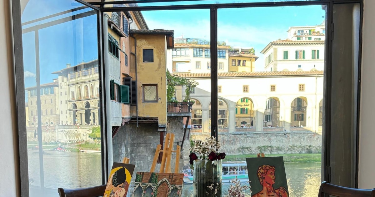 Florenz: Malen & Wein mit Blick auf die Ponte Vecchio | GetYourGuide
