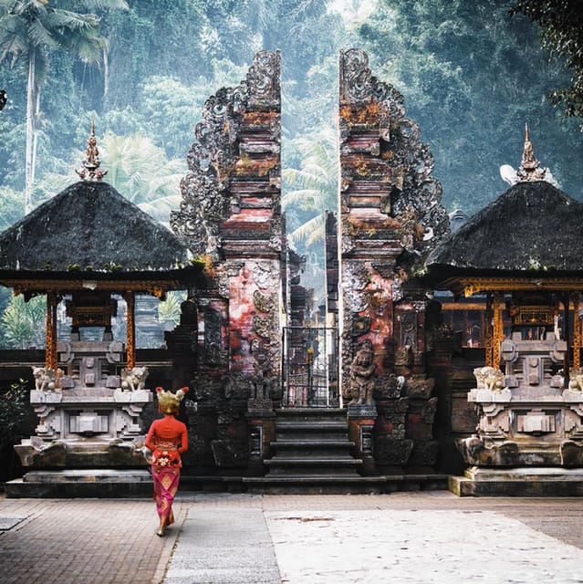 Bali: Ubud Opičí les, rýžové terasy, chrám, vodopád | GetYourGuide