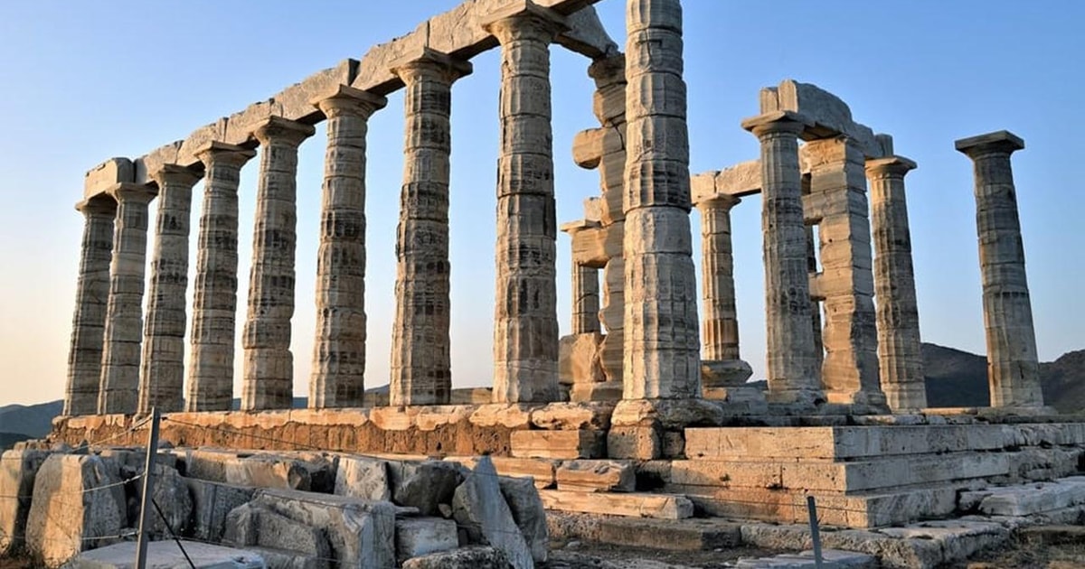 Atenas: Pôr do sol no Templo de Poseidon, Cabo Sounio Privado ...