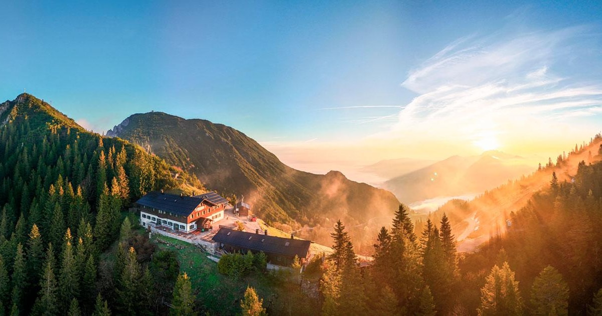Pick-up from Munich: Sunset over-night hike Bavarian Alps | GetYourGuide
