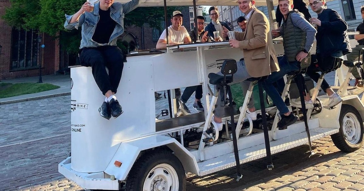 Riga's Old Town Beer Bike Tour & Guided Pub Crawl | GetYourGuide