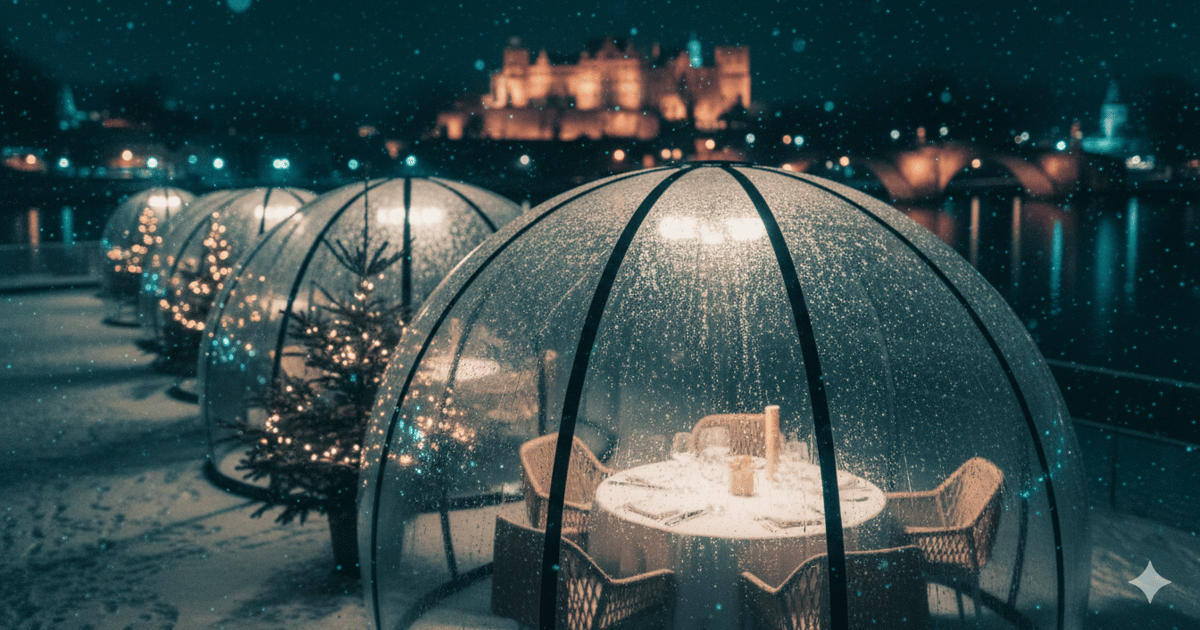 Heidelberg: Private Igloo Dinner on the Neckar | GetYourGuide