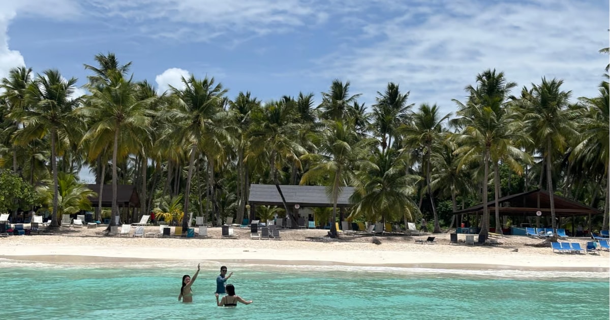 Punta Cana: eilanduitstap naar Saona • catamaran en lunch op het strand ...