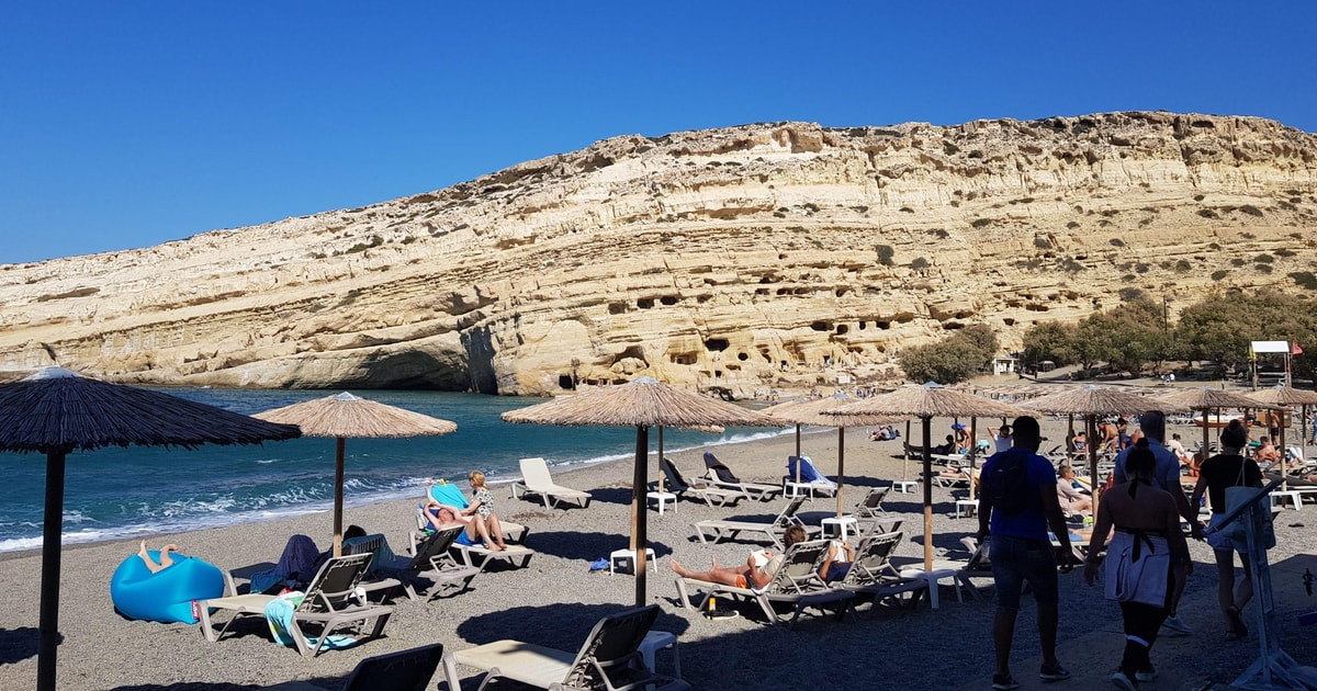 Rethymno Bali & Panormo:Matala Beach Neolithic Caves & Spili | GetYourGuide