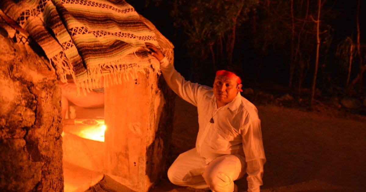 Cancun: Mayan Ceremonial Night , Temazcal and Cenote | GetYourGuide