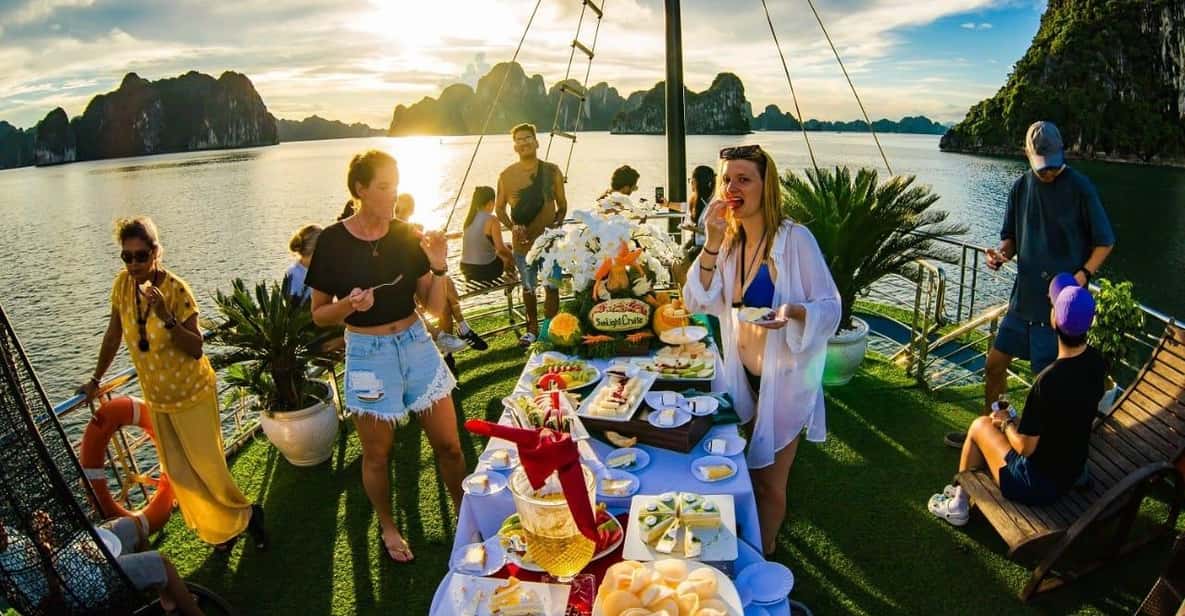 Halong Bay Full Day Tour 6 Hour Cruise Buffet Lunch | GetYourGuide