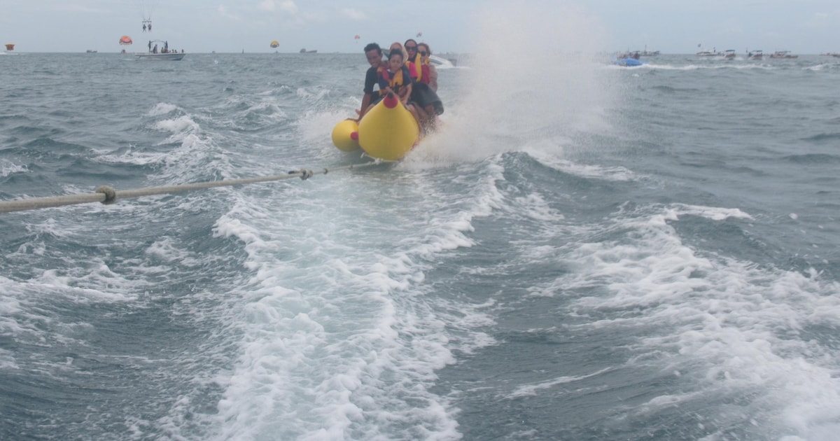 Bali WaterSport: Banana Boat, Flying Fish, Donut Boat | GetYourGuide