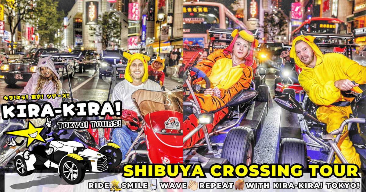 Tokio: Cruce de Shibuya y Torre de Tokio ¡Gira en Go Kart! [90mins ...