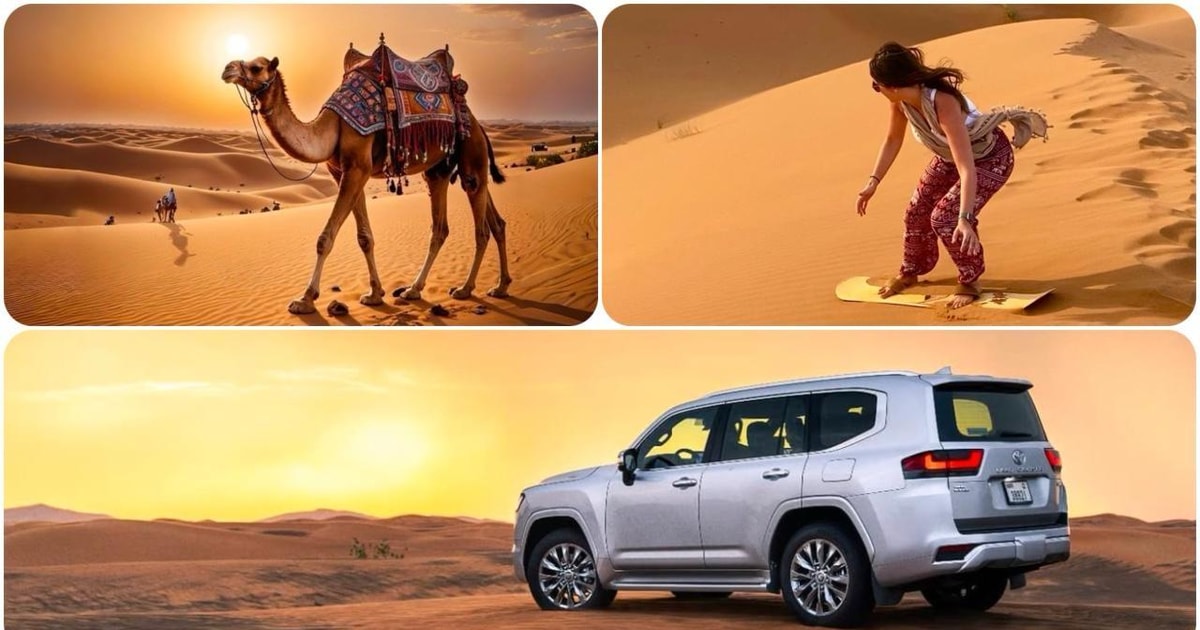 Doha: Desert Safari, Sand Boarding, Camel Ride & Inland Sea | GetYourGuide