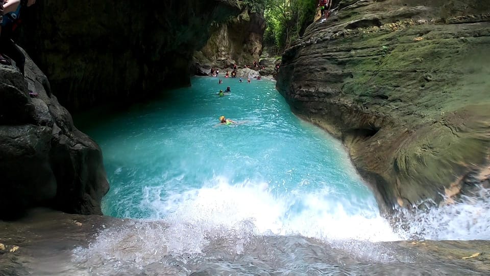 From Cebu: Shared Kawasan Falls Cliff Jumping Day Trip | GetYourGuide