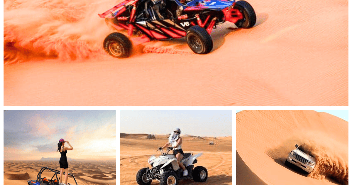 Doha ørkensafari med kamel, ATV og buggy | GetYourGuide