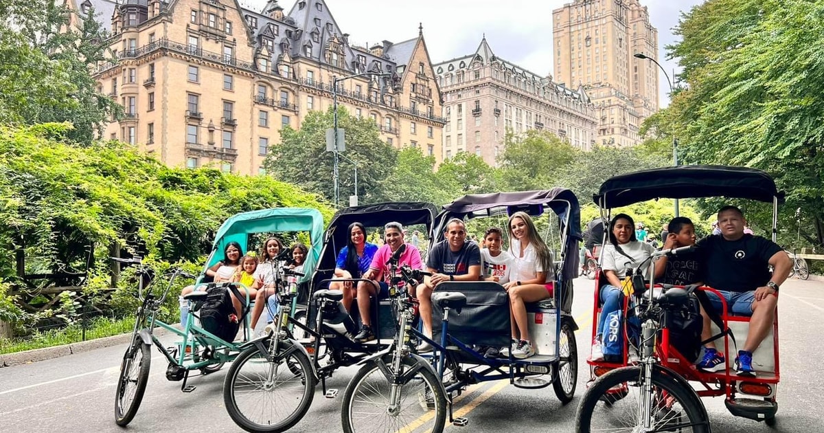 Officielle pedicab-ture i Central Park | GetYourGuide