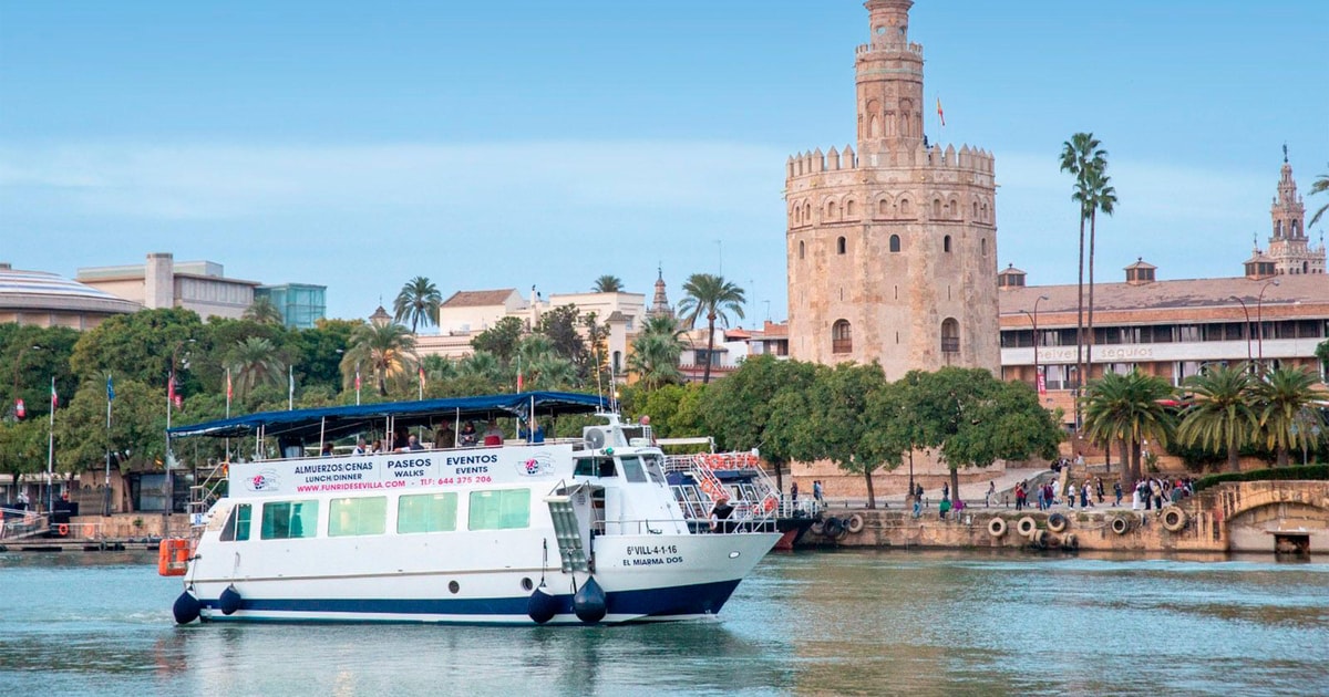 Seville: Guadalquivir Boat Tour with Optional Lunch/Dinner | GetYourGuide