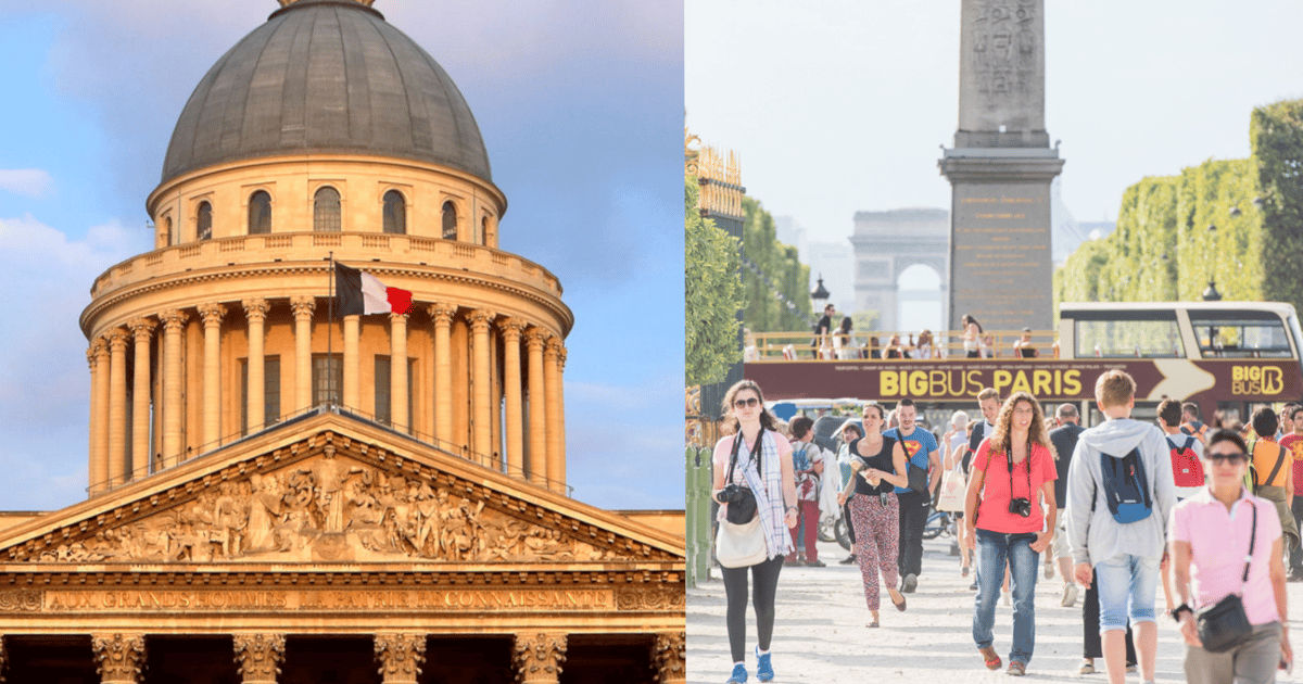 PARIS: Big Bus Hop-on Hop-off Tour and Pantheon entrance | GetYourGuide