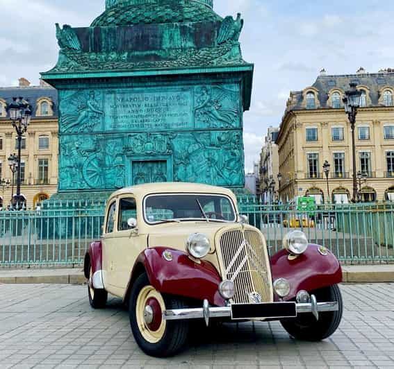 Paris: Guided City Highlights Tour in a Vintage French Car | GetYourGuide