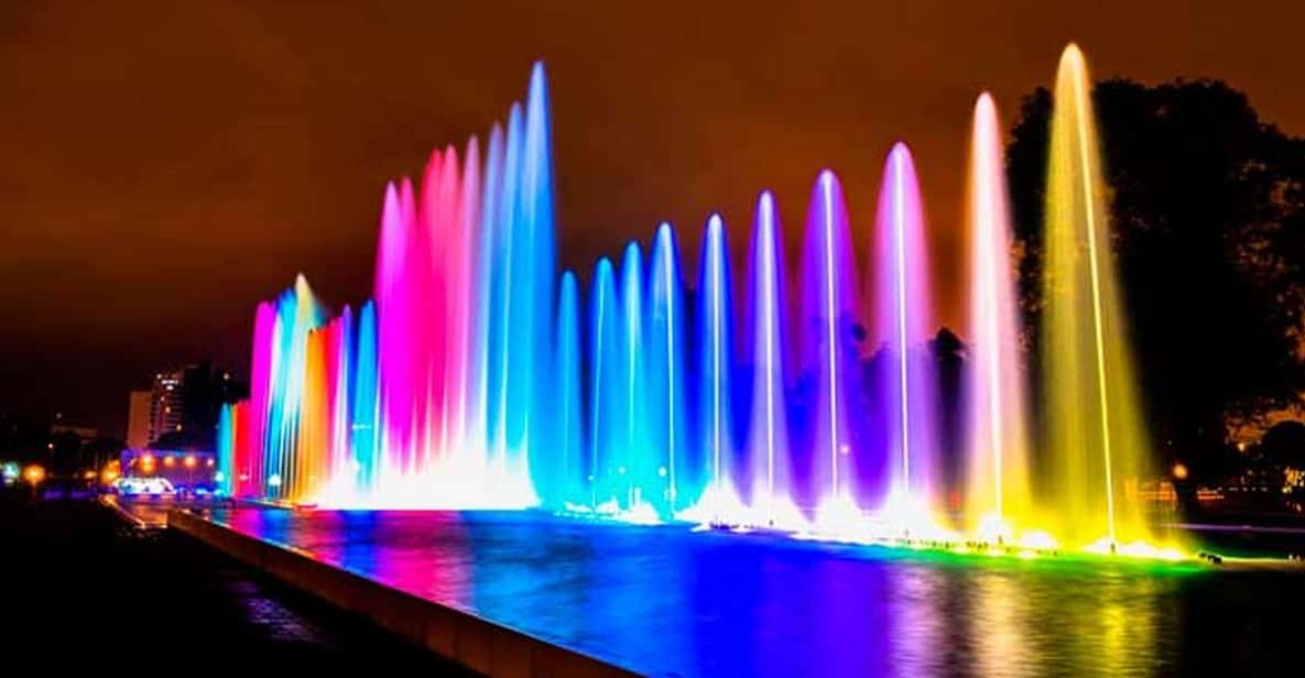 Lima | Magic Water Circuit - Illuminated Water Night Show | GetYourGuide
