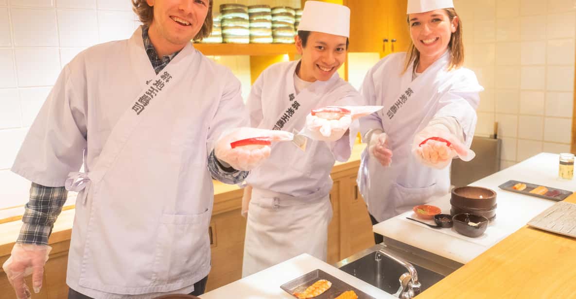 Tokyo: Asakusa Sushi Making and Bar Hopping Night Tour | GetYourGuide
