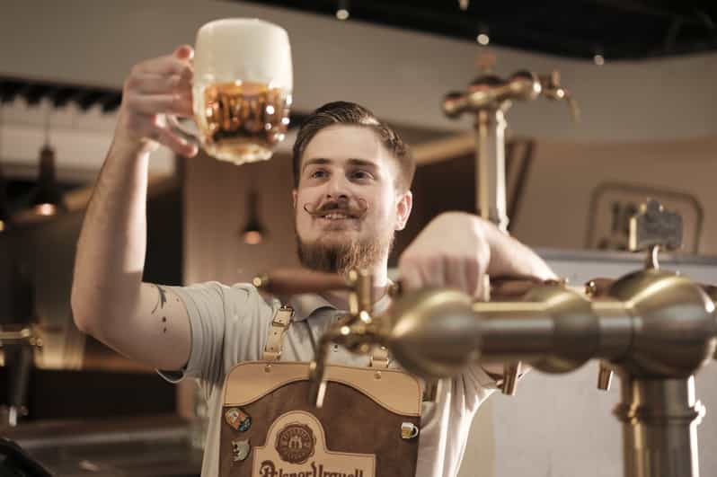 Prague: Beer Pouring Class at Pilsner Urquell Experience | GetYourGuide