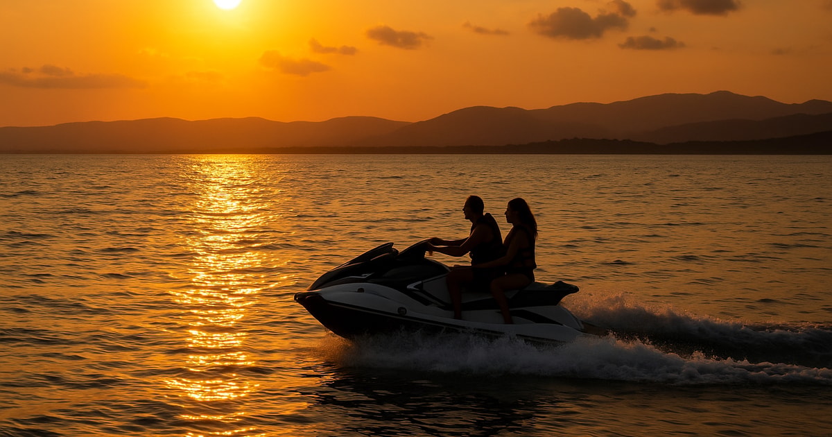 Cannes : excursion en jet ski au coucher du soleil vers les îles de ...