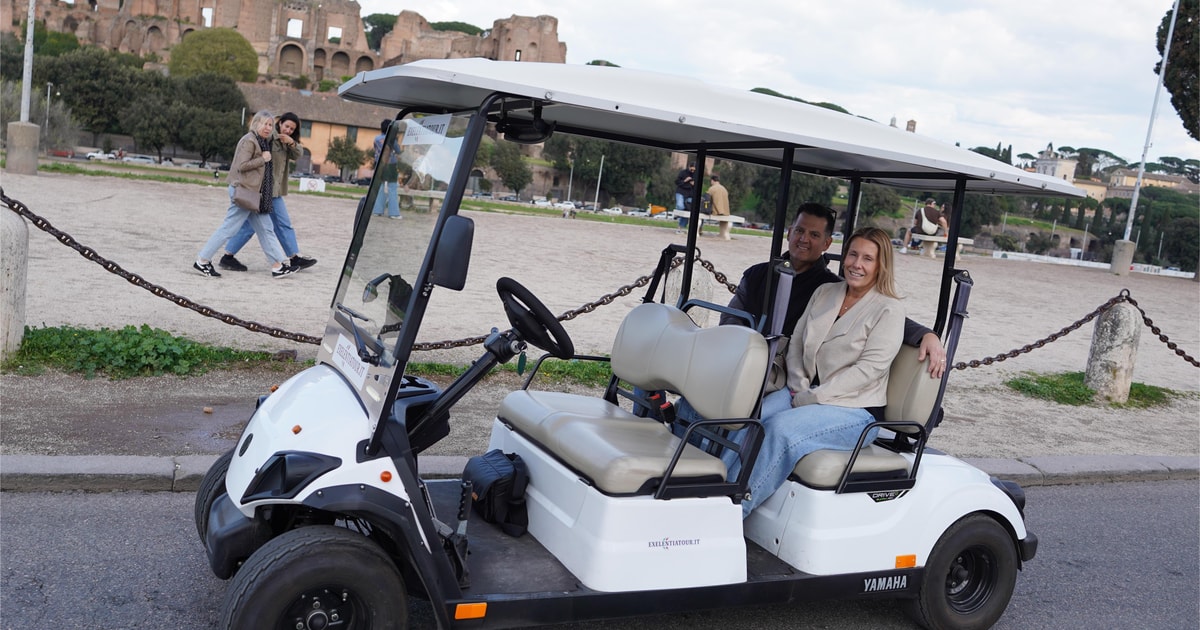 Rome: Guided Golf Cart city Pick up Tour | GetYourGuide