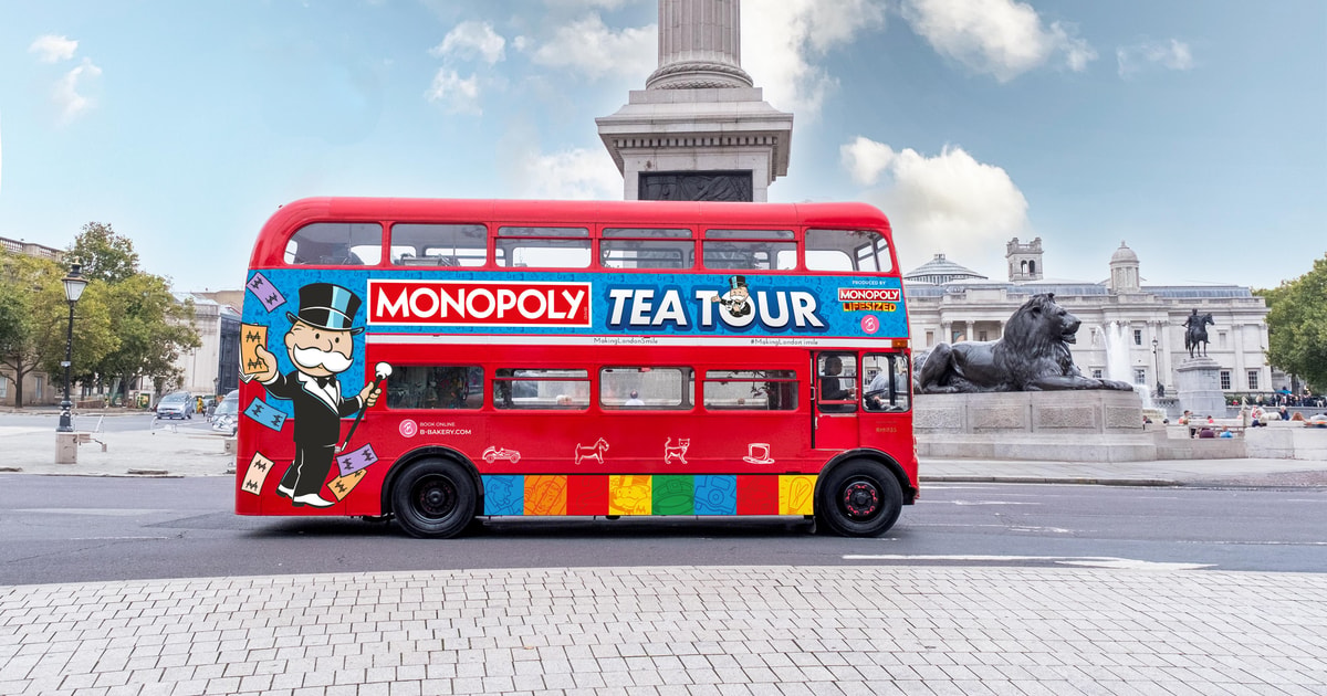 Londra: MONOPOLY Afternoon Tea Tour Bus | GetYourGuide