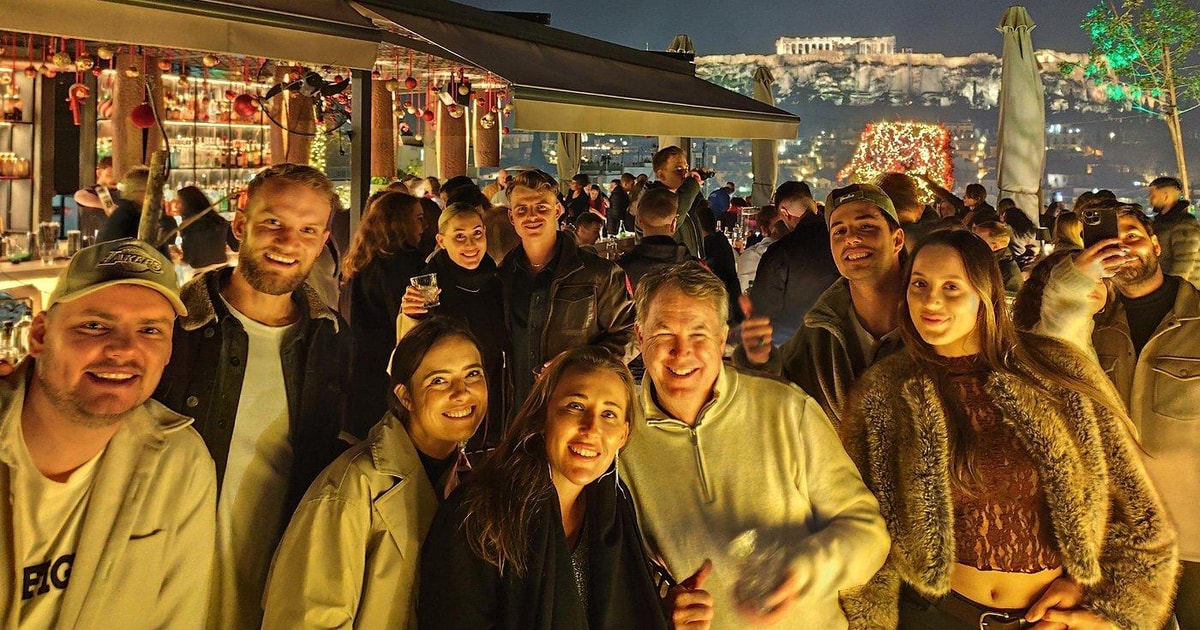 Athens: Rooftop Pub Crawl w/ Acropolis Views & Party | GetYourGuide