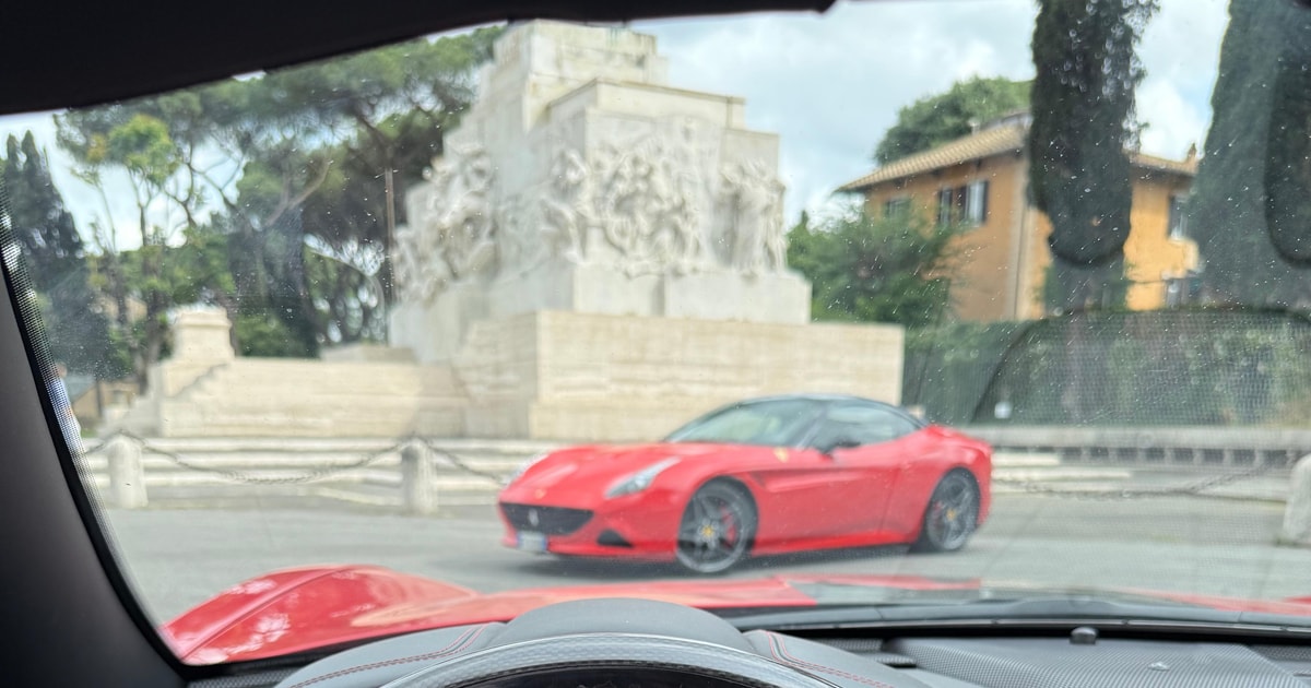 Test drive a Ferrari with an instructor in central Rome | GetYourGuide