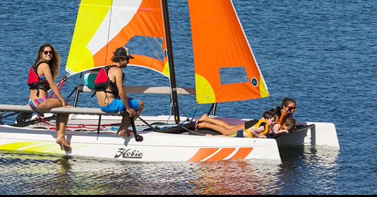 Miami: Hobie Cat Getaway Rental at Hobie Beach | GetYourGuide