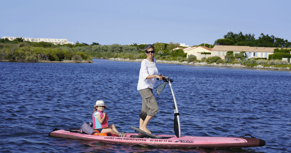 Gruissan: Vermietung von Aquasteppern (eine Mischung aus Paddleboard ...