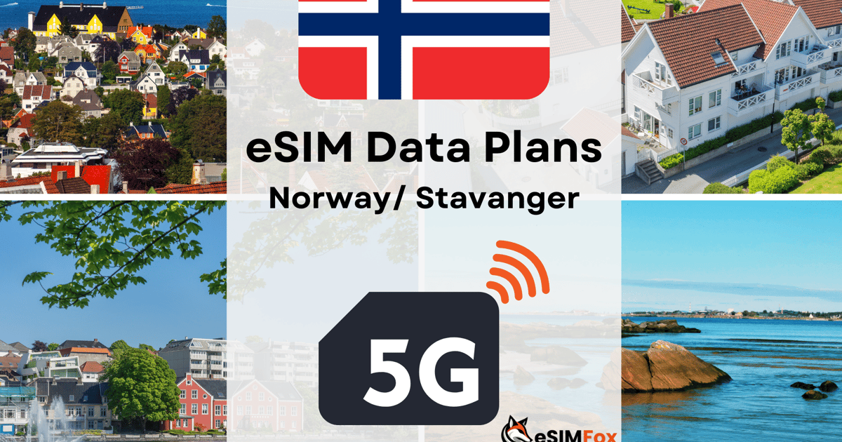 Stavanger : eSIM Internet Data Plan for Norway 4G/5G | GetYourGuide
