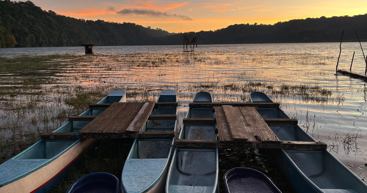 Bali: Lake Tamblingan Sunrise Canoe & Waterfalls Tour | GetYourGuide