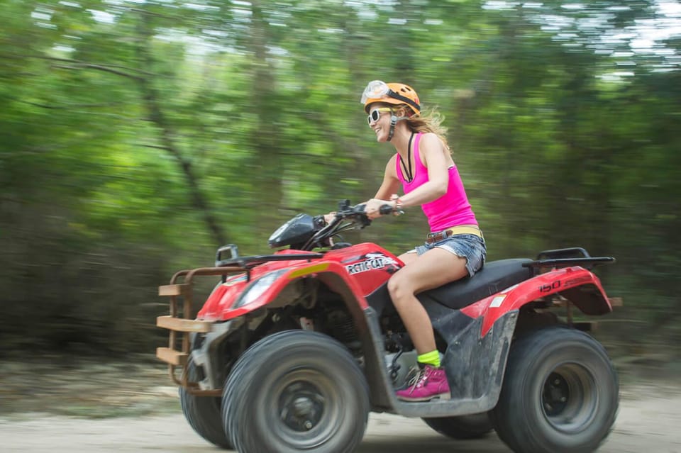 Atv , Zipline and cenote swim experience in the jungle! | GetYourGuide