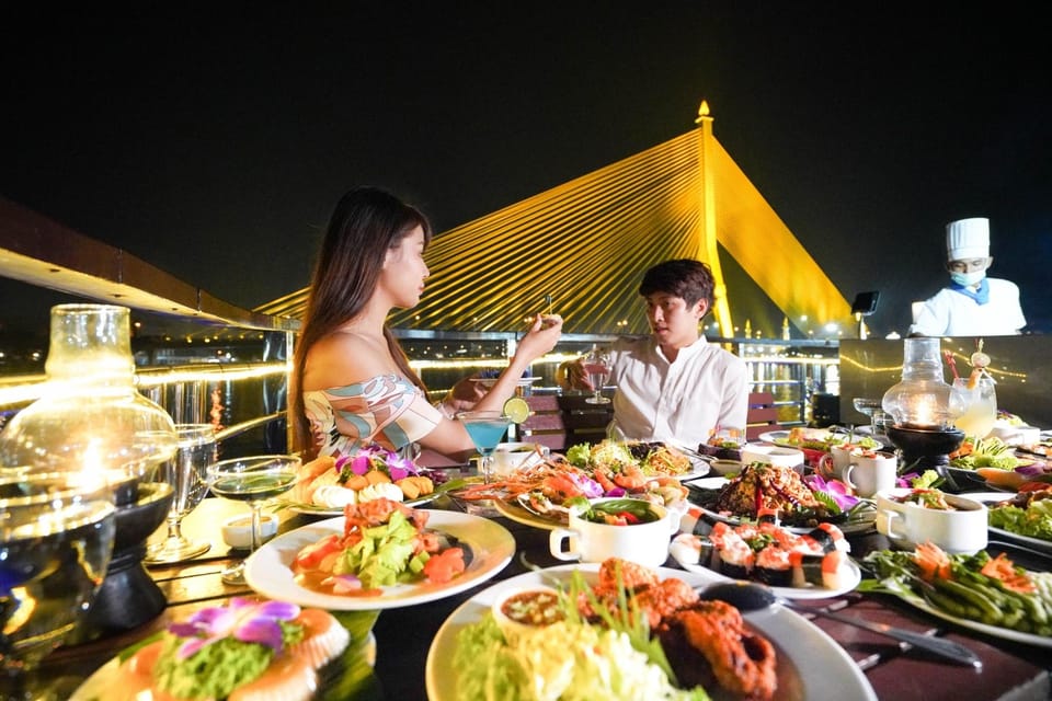 Bangkok: White Orchid Chao Phraya Dinner Cruise | GetYourGuide