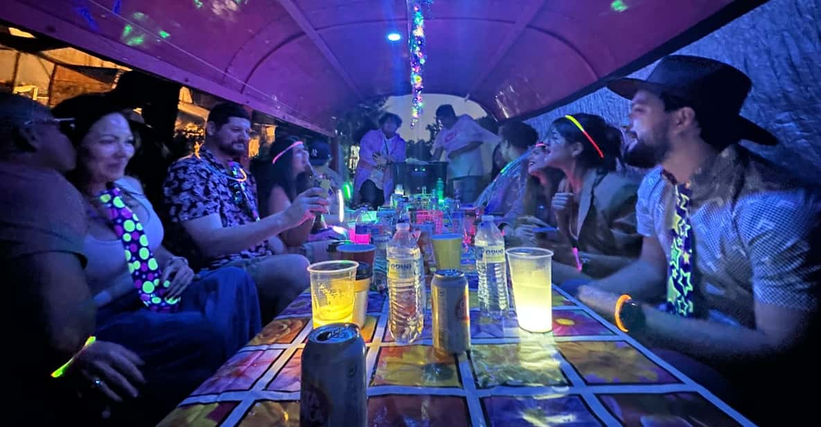 Mexico City: Xochimilco Neon Night Traditional Boat Party | GetYourGuide