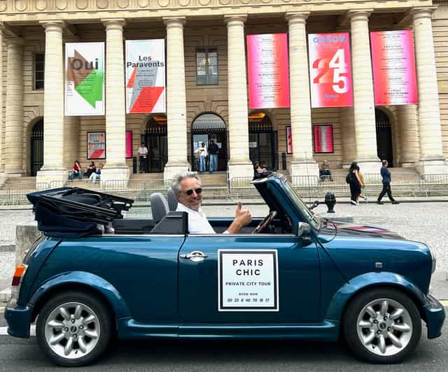Special Paris Chic city tour onboard our Mini Cabriolet | GetYourGuide