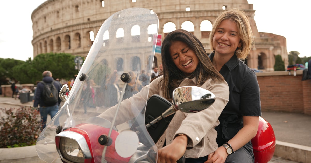 Rom - Vespa-tur med gourmetstopp Vespa-tur med gourmetstopp - Allt i ...