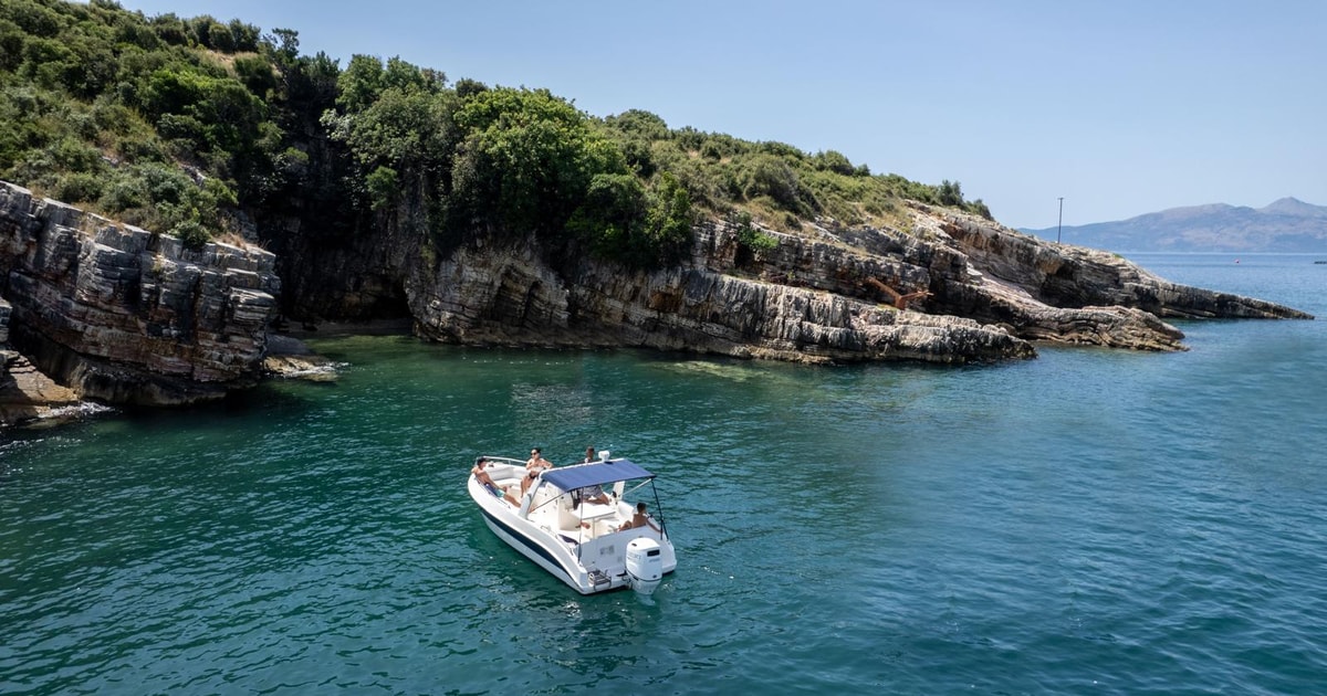 Tour en bateau de Saranda à Krorez, Kakome et aux grottes de Breshkave ...
