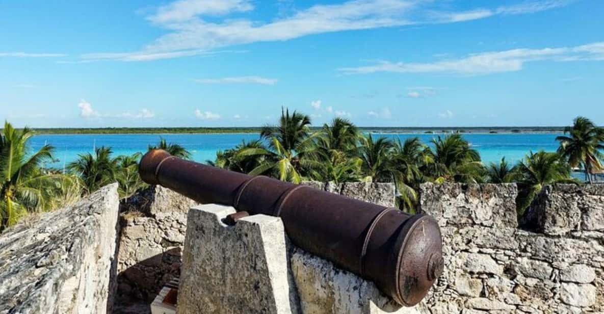 Costa Maya: Bacalar Fort und Blaue Lagune Bootsfahrt Combo | GetYourGuide