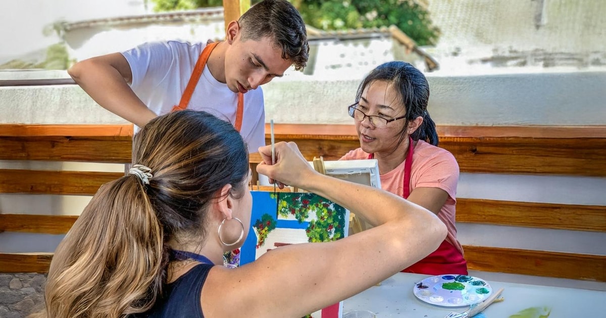 Cartagena: painting class with brunch on a secret rooftop in Getsemani ...