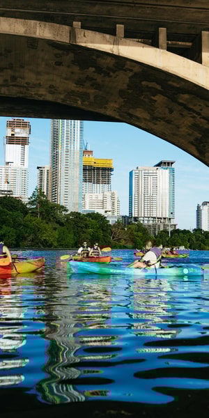 Austin: Sunset Bat Watching Kayak Tour | GetYourGuide