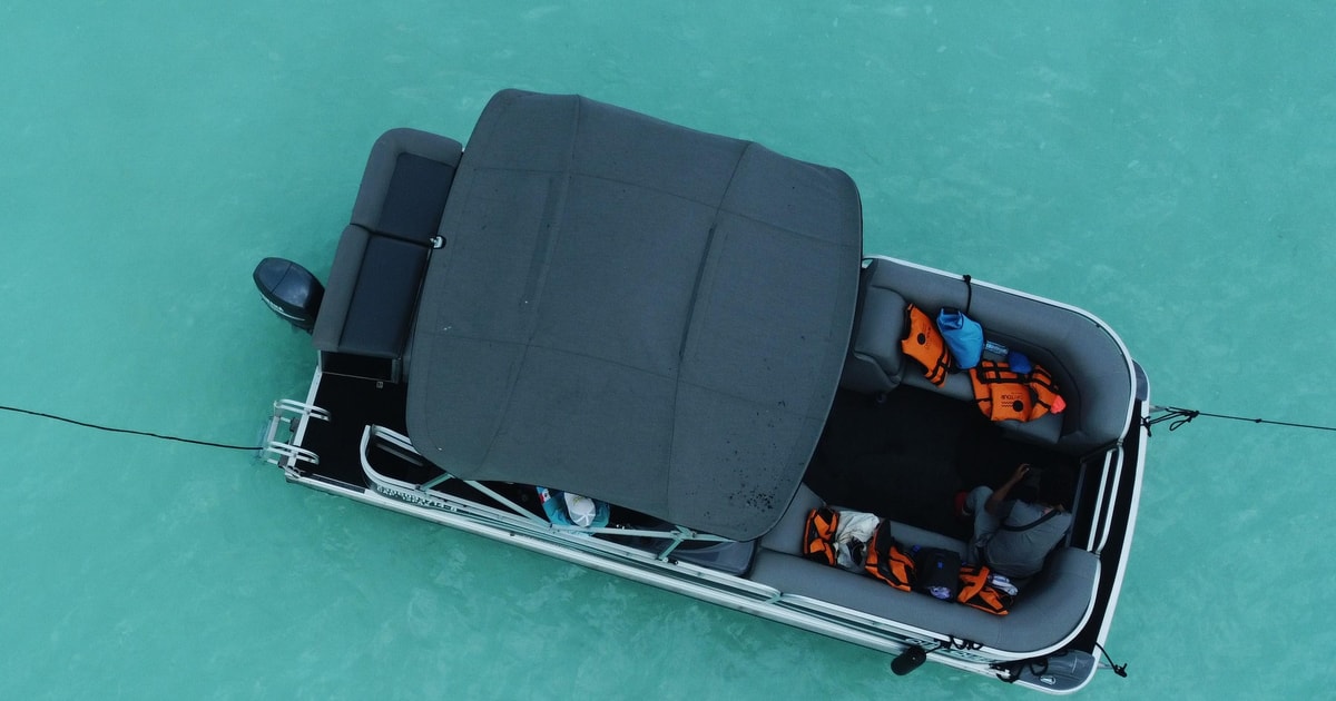 3hr Pontoon Boat Tour with Beach Club access and Free Kayaks | GetYourGuide