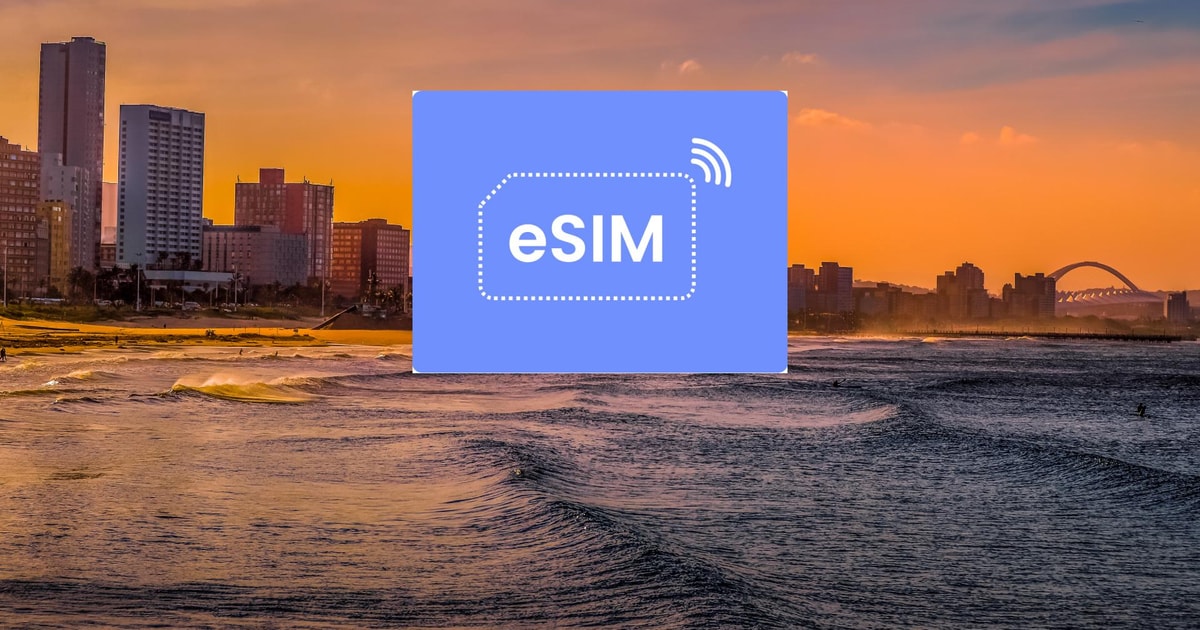 Durban: South Africa eSIM Roaming Mobile Data Plan | GetYourGuide