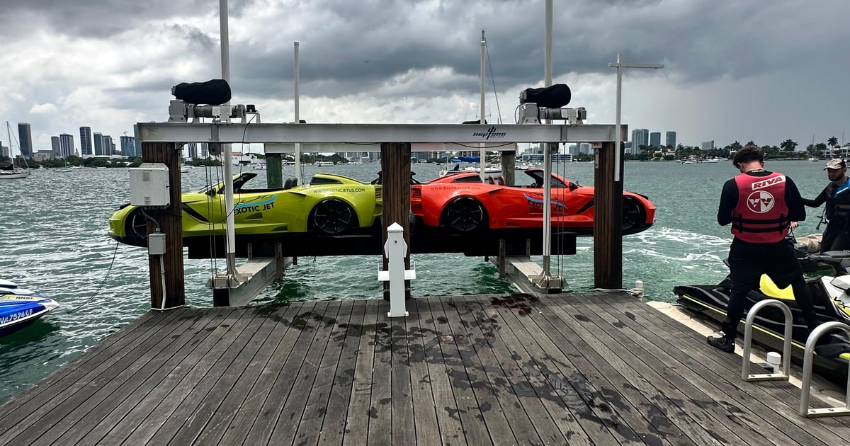 Miami: Guided JetCar Experience with Speedboat Ride | GetYourGuide